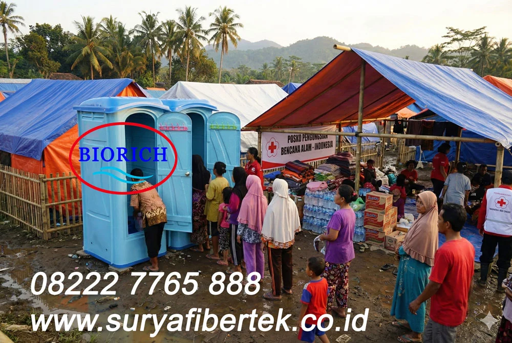 Mengenal Toilet Portable untuk Bencana Alam & Posko Darurat